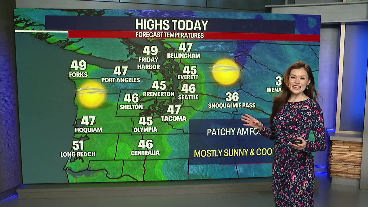 Seattle weather: Chilly and sunny Monday, rain next weekend | FOX 13 ...